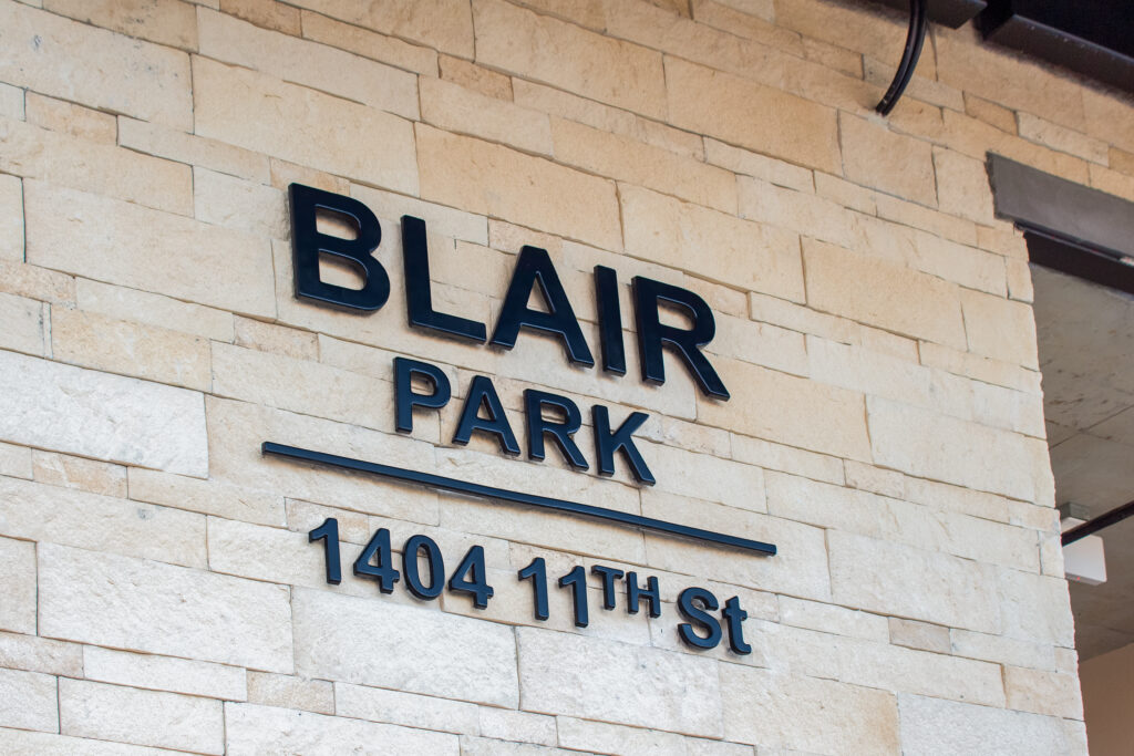 BLAIR PARK - NW Custom Signs